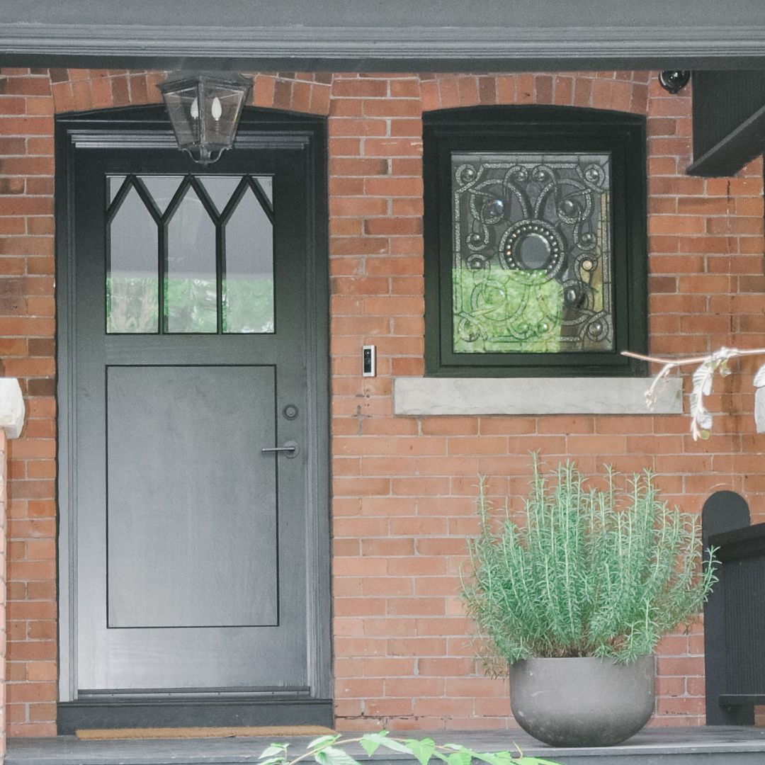 Wood Door with a custom SDL Pattern - Toronto | Fieldstone Windows ...